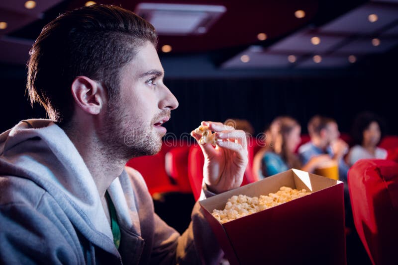 People watching a film stock image. Image of activities - 53086807