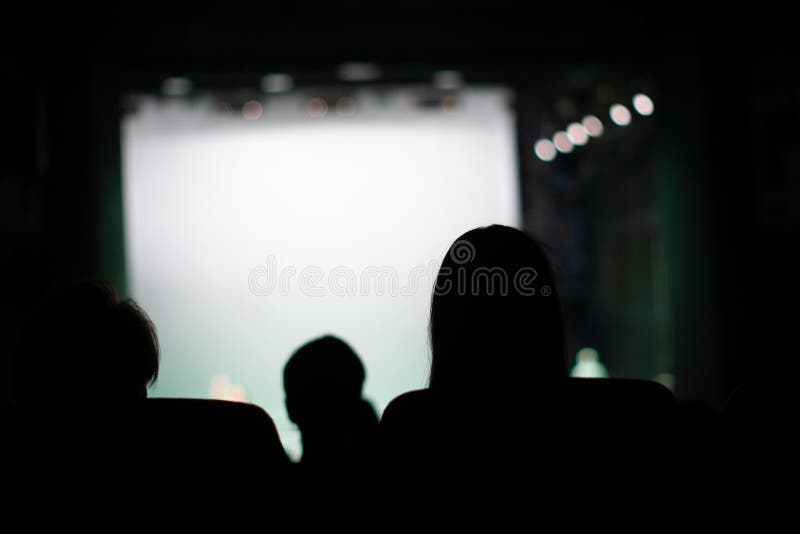 People Watching a Play at the Theater Stock Image - Image of dancing ...