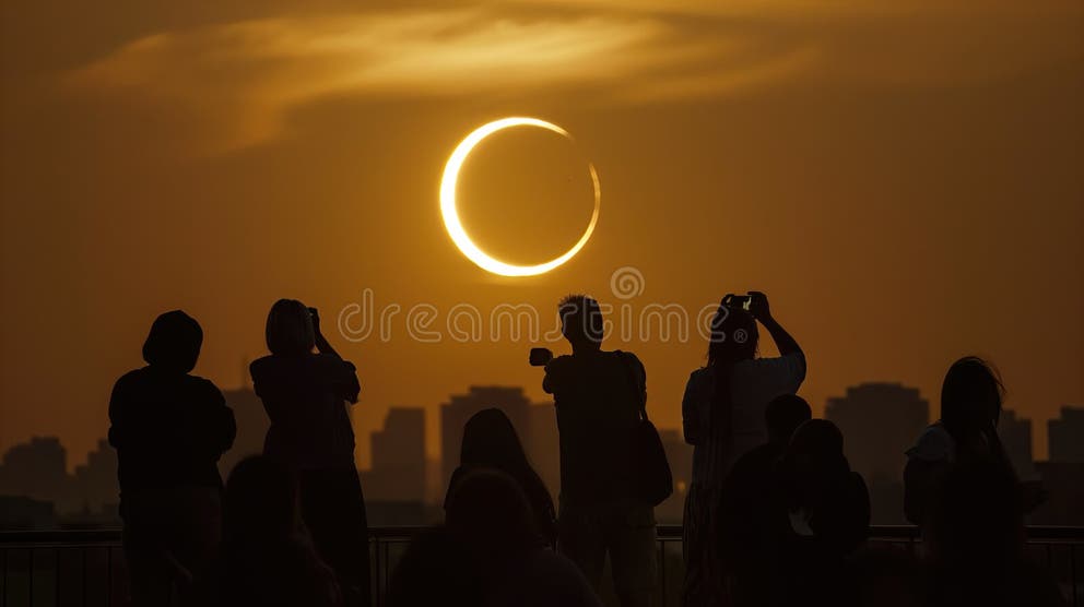 People Looking Eclipse Stock Illustrations – 50 People Looking Eclipse ...