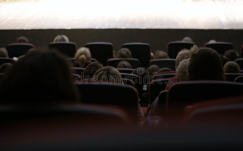 People Watching Stage Performance Stock Photo - Image of audience ...