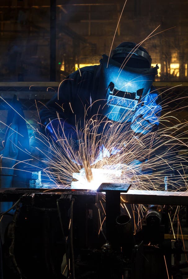 People welding industry stock image. Image of construction - 58536635