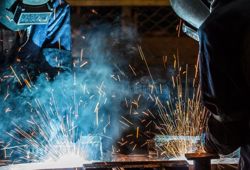 People welding industry stock image. Image of craftsman - 94486789