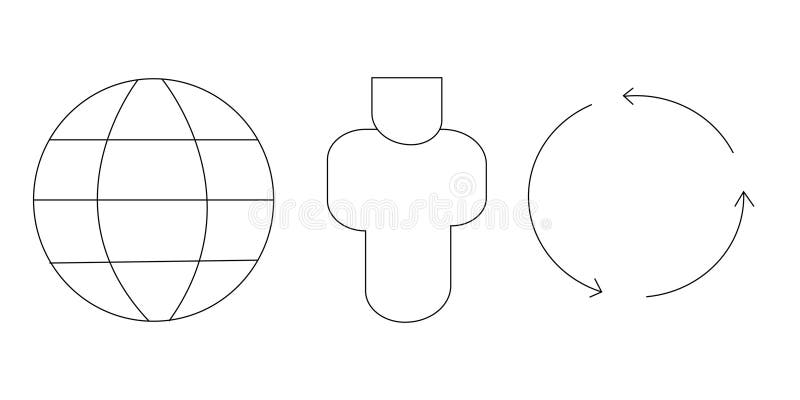 People Who are All Over the Planet Earth Stock Vector - Illustration of ...