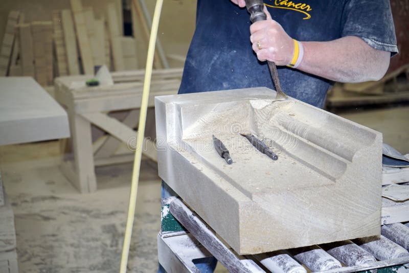 People at Work at the 3D Stone Facility in Indiana Stock Photo - Image ...