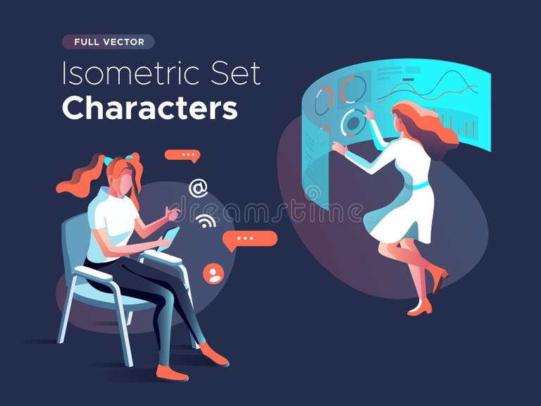 Vector Isometric Set Icons Devices Stock Illustrations – 780 Vector ...