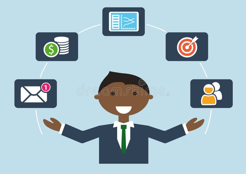 People at Work: Person Multitasking Various Activities Visualized by ...