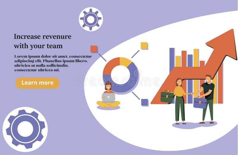 People Work in a Team and Interact with Graphs. Business, Leadership ...