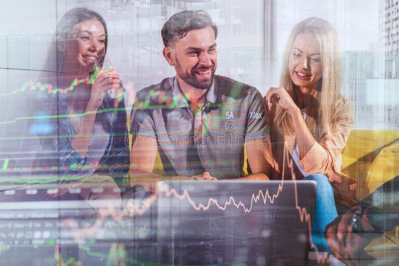 People Work Together in a Modern Office As Teamwork and Partner Stock ...