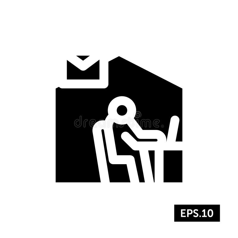 People Work Use a Computer or Notebook Sign/symbol Stock Vector ...