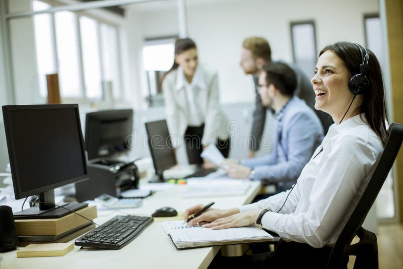 People Working in a Busy Office Stock Photo - Image of businessman ...
