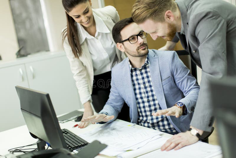 People Working in a Busy Office Stock Photo - Image of business ...