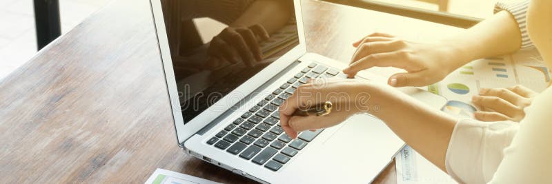People Working on Computer for Marketing Online Search Stock Image ...