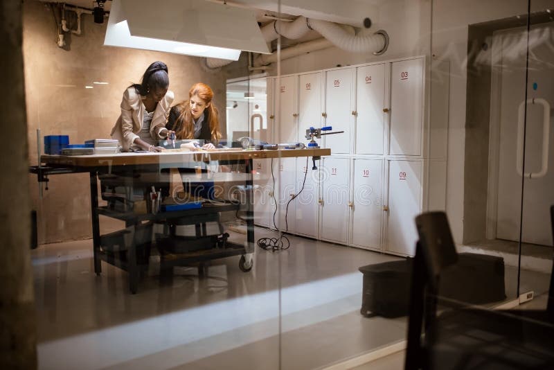 People Working in Modern Beautiful Workshop Stock Photo - Image of ...