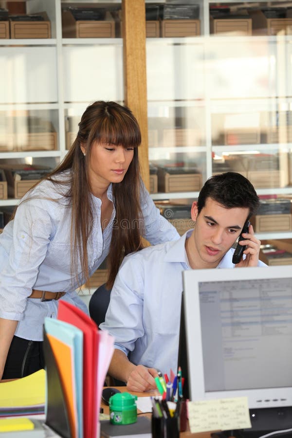 People Working in an Office Stock Photo - Image of people, friendly ...