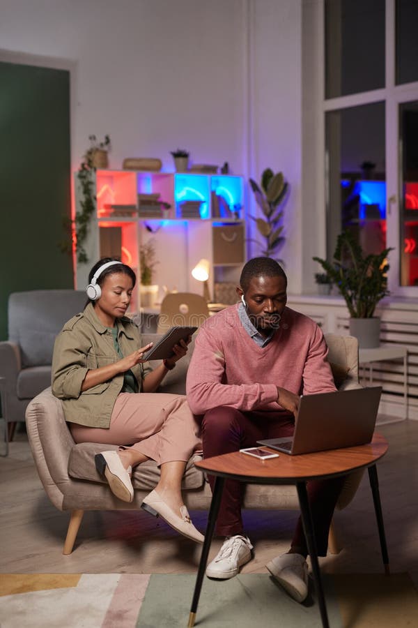 People working online stock image. Image of communication - 204569781