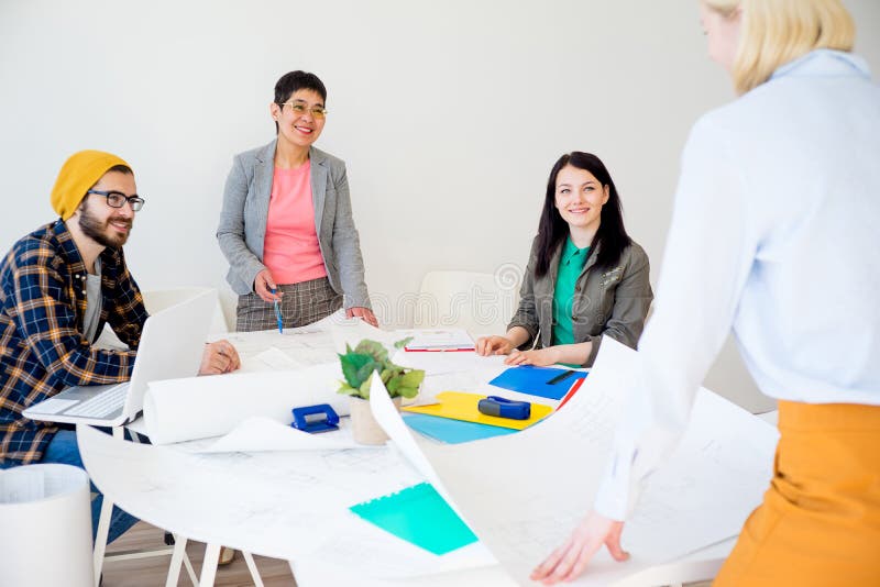 People Working on a Project Stock Photo - Image of work, casual: 97471884