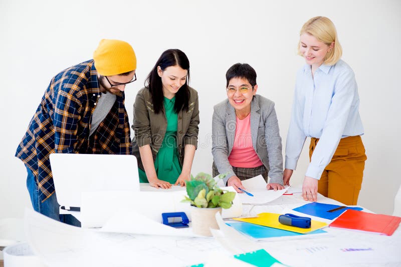 People Working on a Project Stock Photo - Image of ideas, team: 97472112