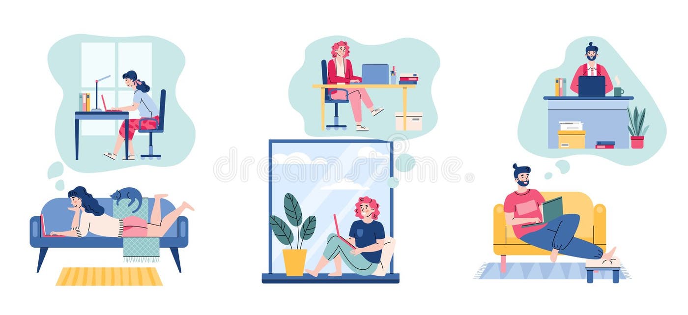 Working Remotely Vs Office Stock Illustrations – 7 Working Remotely Vs ... Working Remotely Vs Office Stock Illustrations – 7 Working Remotely Vs ...