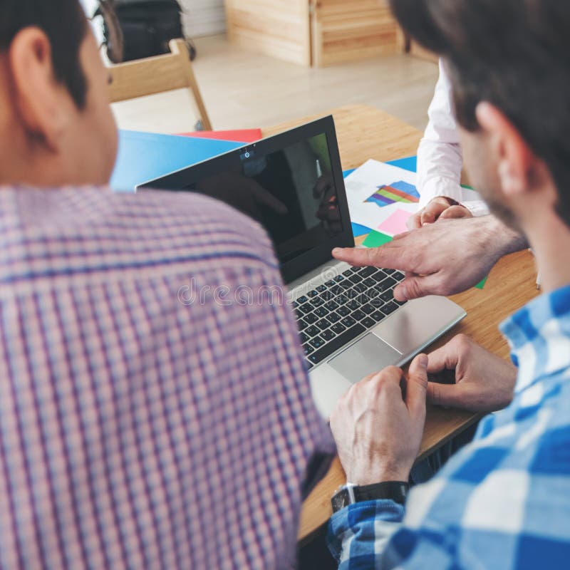 People Working with Reports Stock Image - Image of work, chart: 73805435