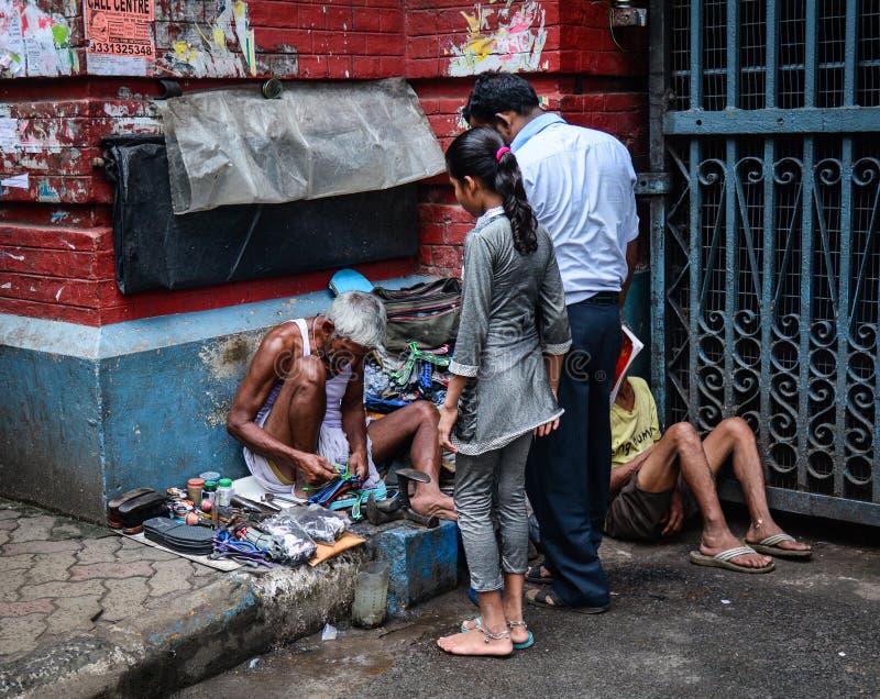 People Working on Street in Kolkata, India Editorial Photography ...