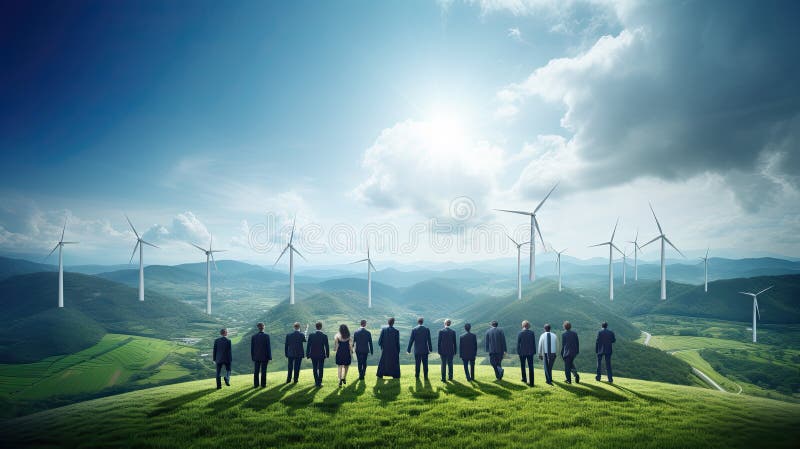 People Working Together for the Bright Future Stock Photo - Image of ...