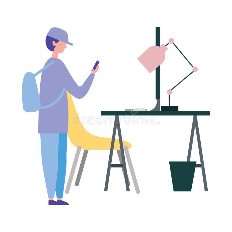 People workplace activity stock illustration. Illustration of vector ...