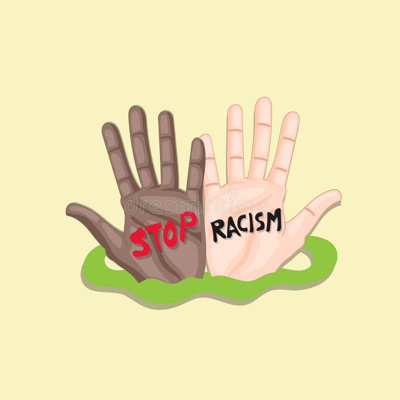 Stop racism concept vector stock vector. Illustration of issues - 187082697