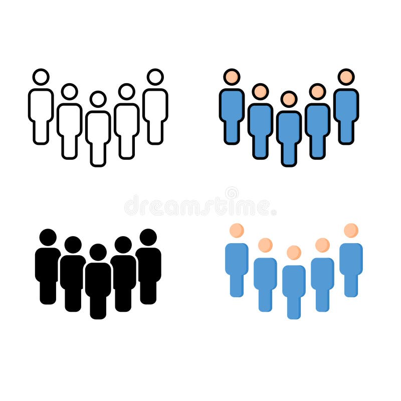 Peoples Group Icon. User, Groups, Peoples Icon Vector Image Stock ...