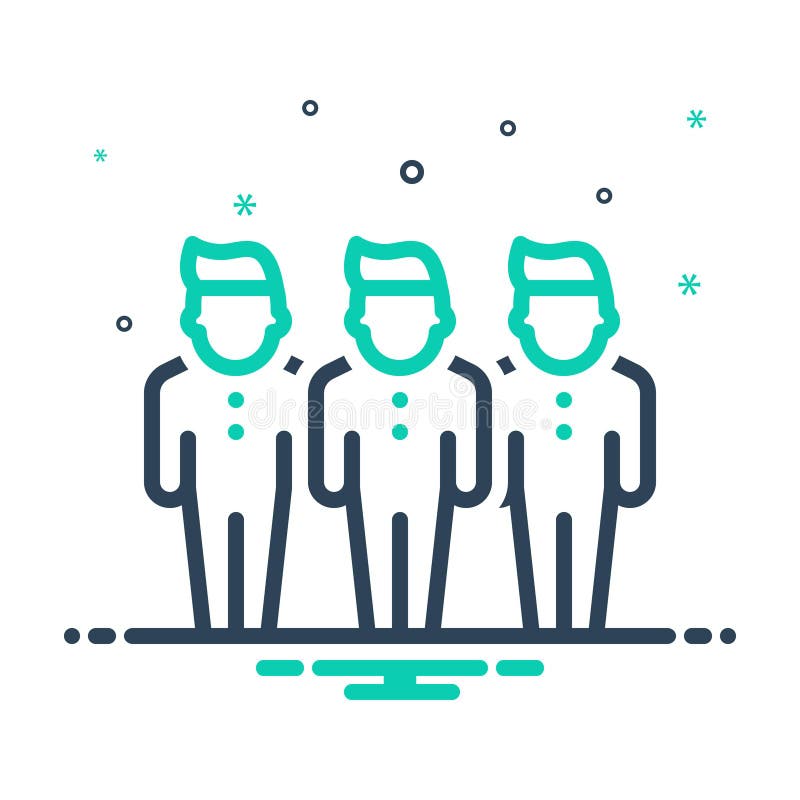 Mix Icon for Peoples, Folk and Person Stock Illustration - Illustration ...