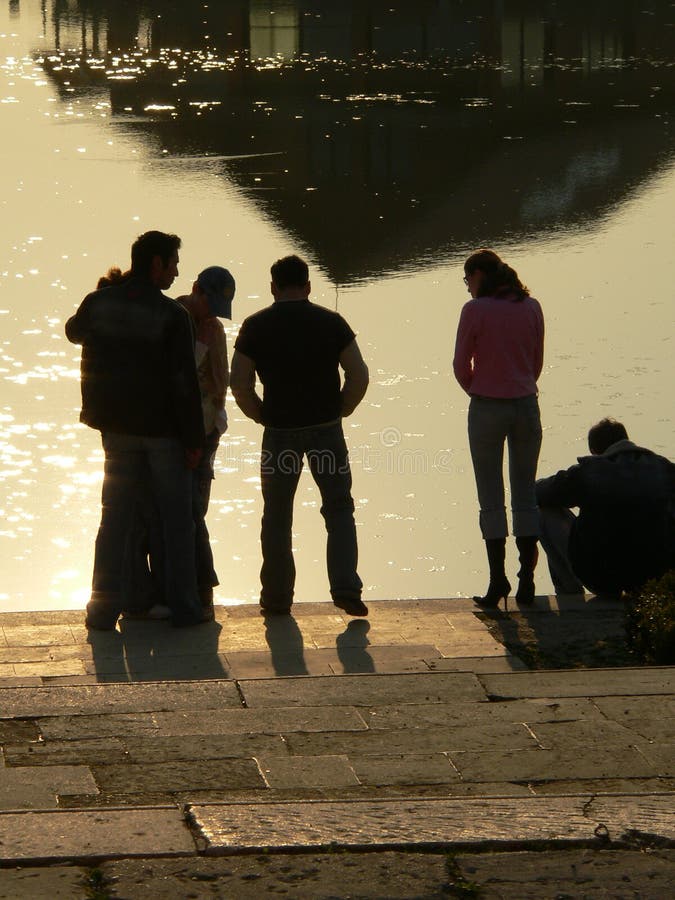 Peoples Silhouette stock image. Image of group, action - 643973