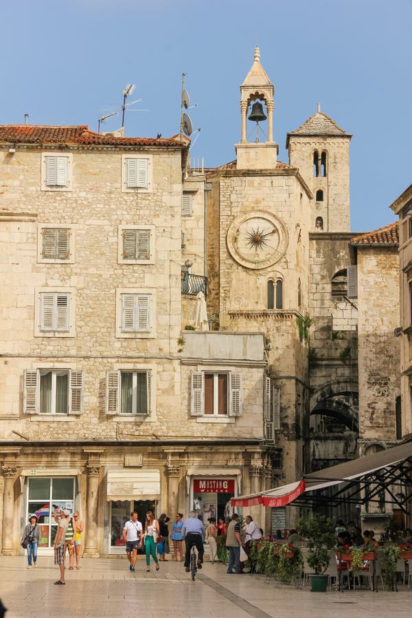 Peoples Square . Split. Croatia Editorial Photo - Image of century ...