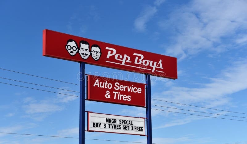 Pep Boys Automotive Aftermarket Retail Logo Editorial Stock Image ...
