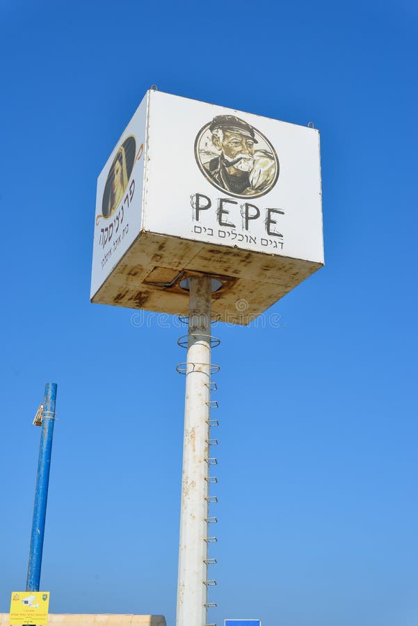 Pepe Resturant Sign editorial stock image. Image of area - 60051629
