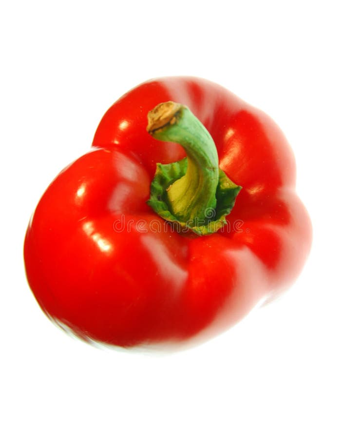 Peperone rosso dolce fotografia stock. Immagine di dolce - 7372662