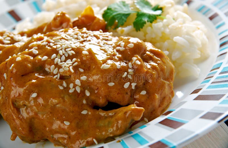 Pepian Sauce for Stewed Chicken Stock Photo - Image of turkey, prepared ...