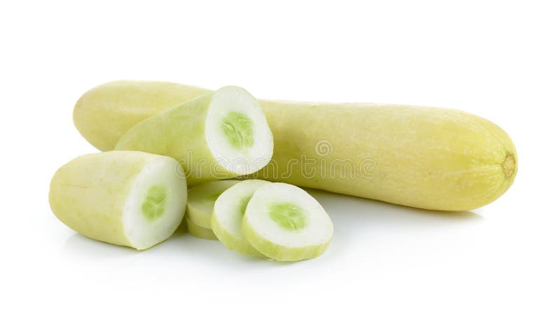 Pepinos Blancos En El Fondo Blanco Imagen de archivo - Imagen de sano ...