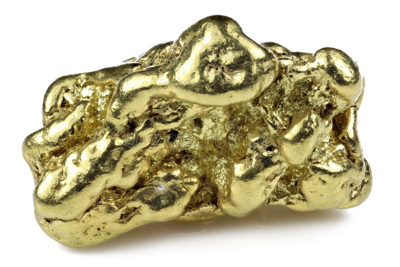 Pepita de oro imagen de archivo. Imagen de crudo, metal - 98240503