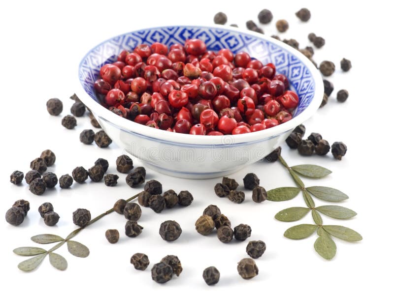 Pepper stock image. Image of rosa, organic, seeds, grain - 5041205