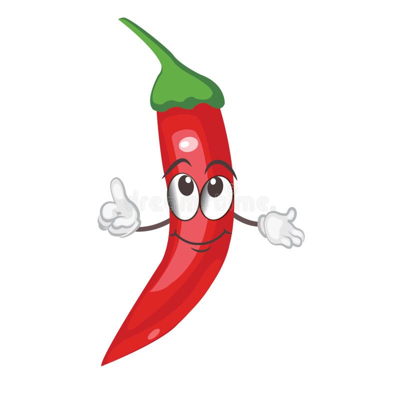 Pepper Character. Cartoon Vector Illustration Stock Vector ...