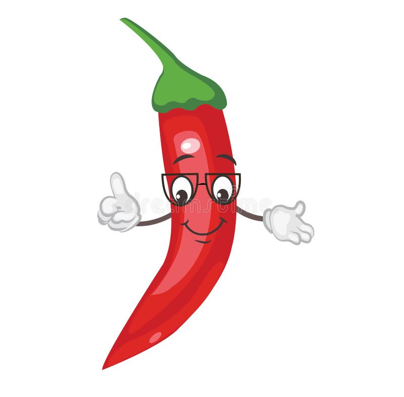 Pepper Character. Cartoon Vector Illustration Stock Vector ...