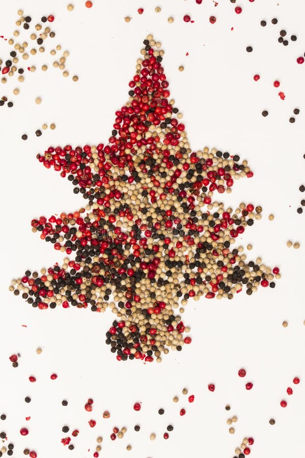 Pepper Christmas Tree stock photo. Image of pepper, organic - 28047320