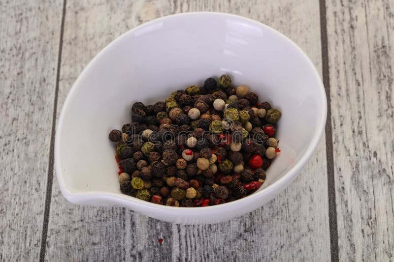 Pepper corn mix stock photo. Image of ingredient, pepper - 186265870