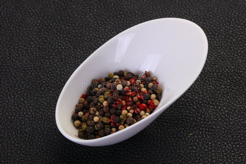 Pepper corn mix stock photo. Image of taste, white, color - 190305904