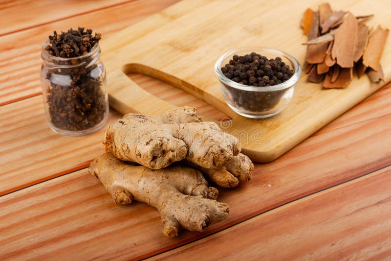 The Pepper Ginger Spices stock photo. Image of health - 338218034
