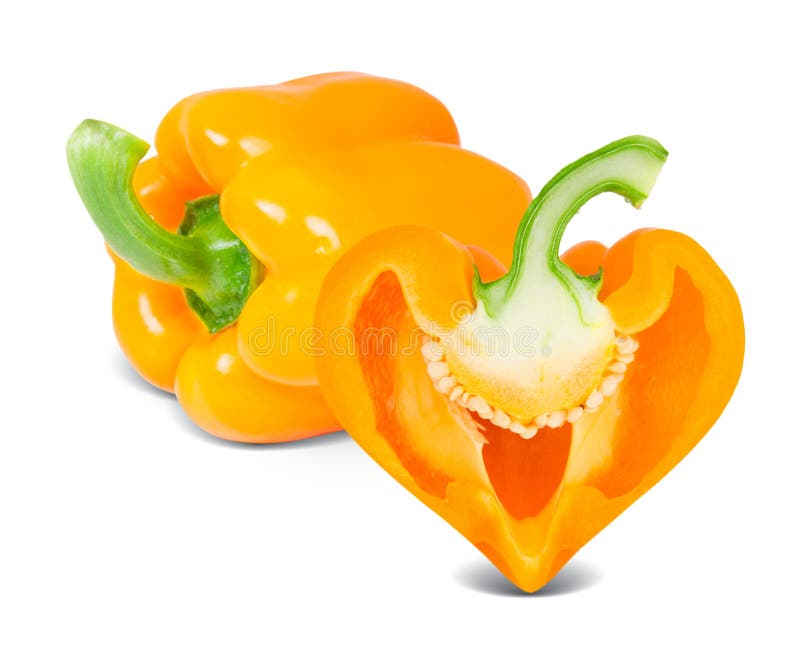 Pepper heart stock photo. Image of nature, meal, heart - 40570404