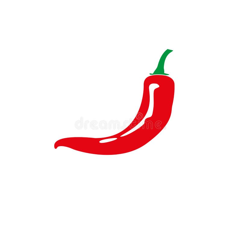 Pepper Icon. Simple Vector Illustration Stock Vector - Illustration of ...
