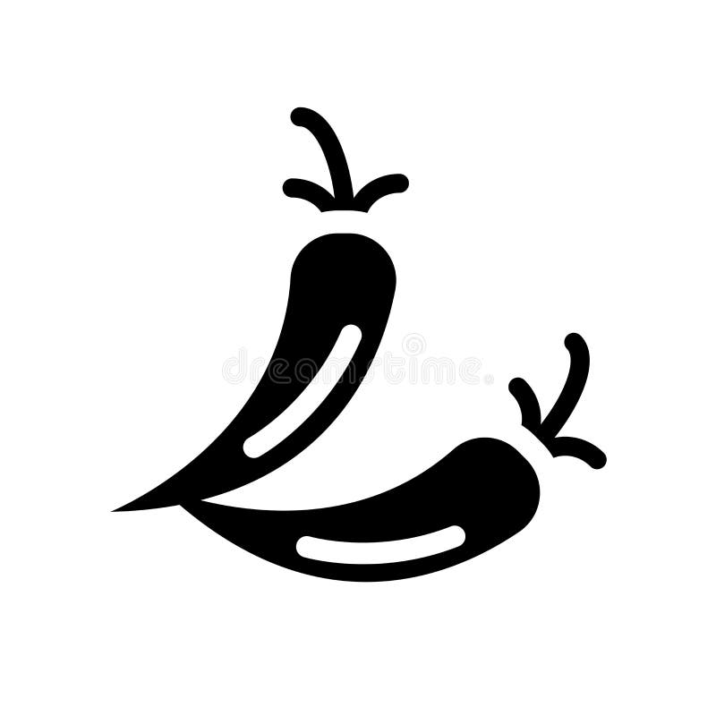 Capsicum Icon. Trendy Capsicum Logo Concept on White Background Stock ...