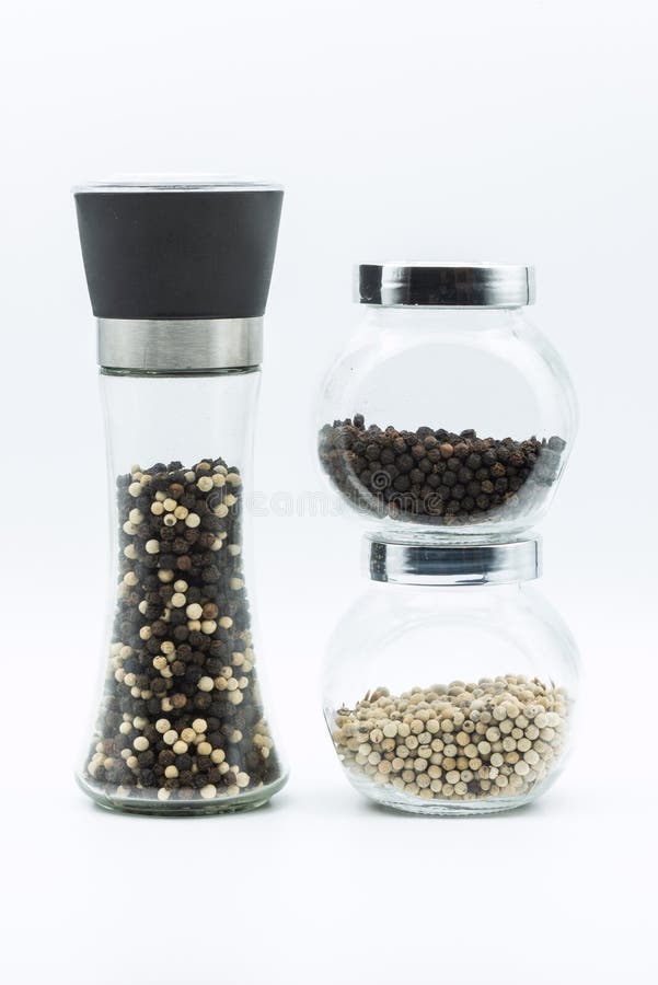 Pepper Mill Isolated on White Background Stock Image - Image of white ...