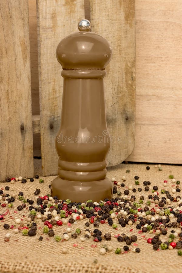 Pepper mill stock image. Image of nature, food, gastronomy - 33666105