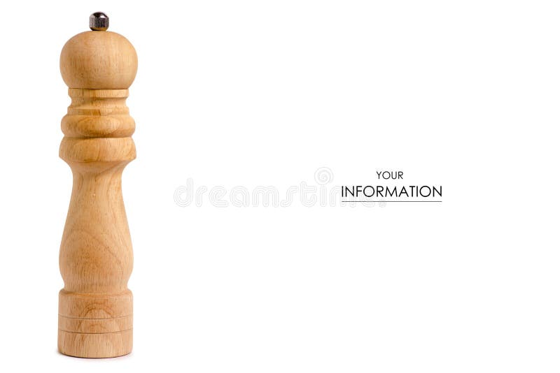 Pepper mill wooden pattern stock photo. Image of dinner - 113387986